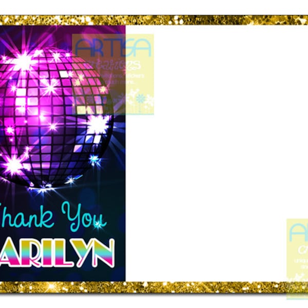 80th Birthday Party Thank You Cards - Etsy