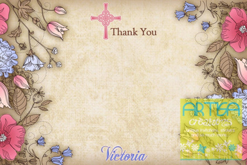 Water Bottle Label Girl's First Communion, Rustic First Holy Communion ...