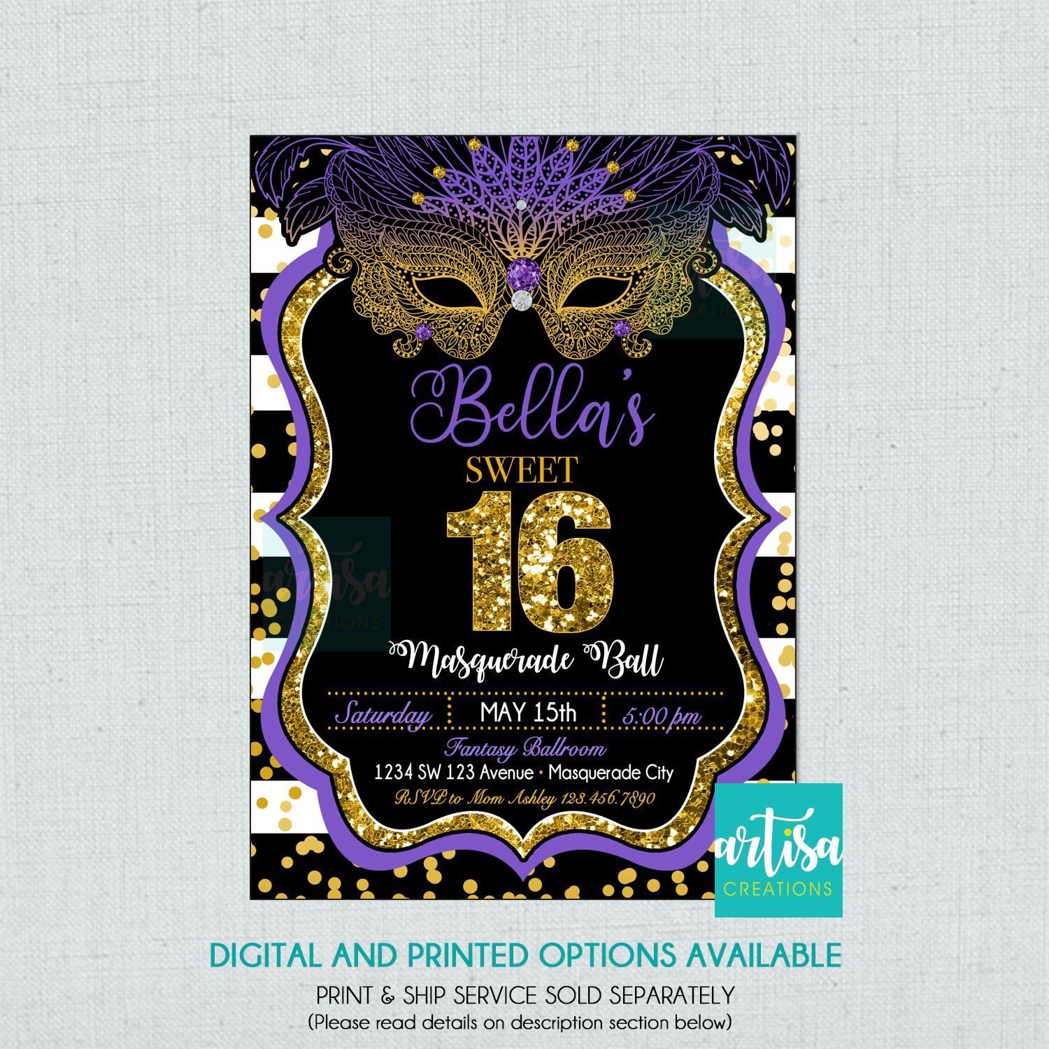 Sweet 16 Masquerade Ball Ideas