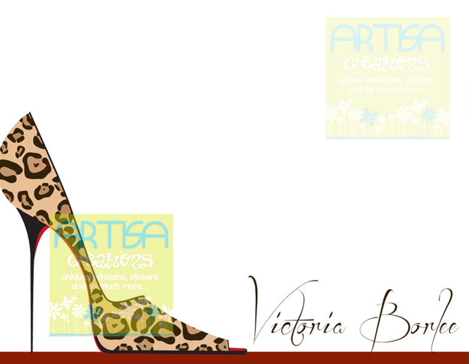 Stilettos Note Cards Stilettos Heel Personalized Note Cards | Etsy