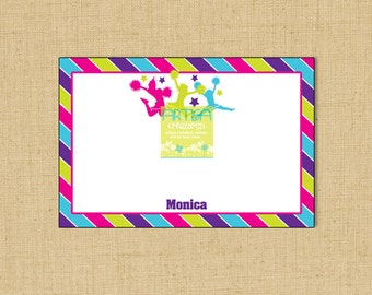 Cheerleading Thank You Card - Etsy