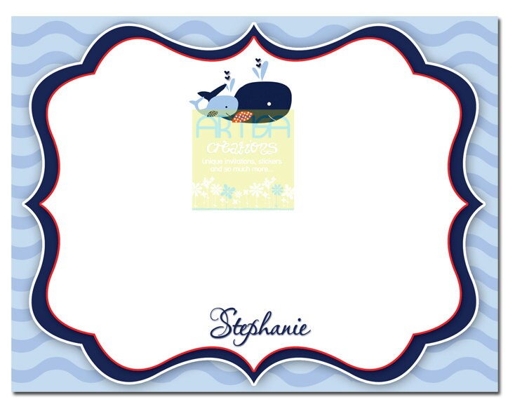 Blue Whale Baby Shower Bingo, Whale Mom and Baby Shower Bingo, Whale ...