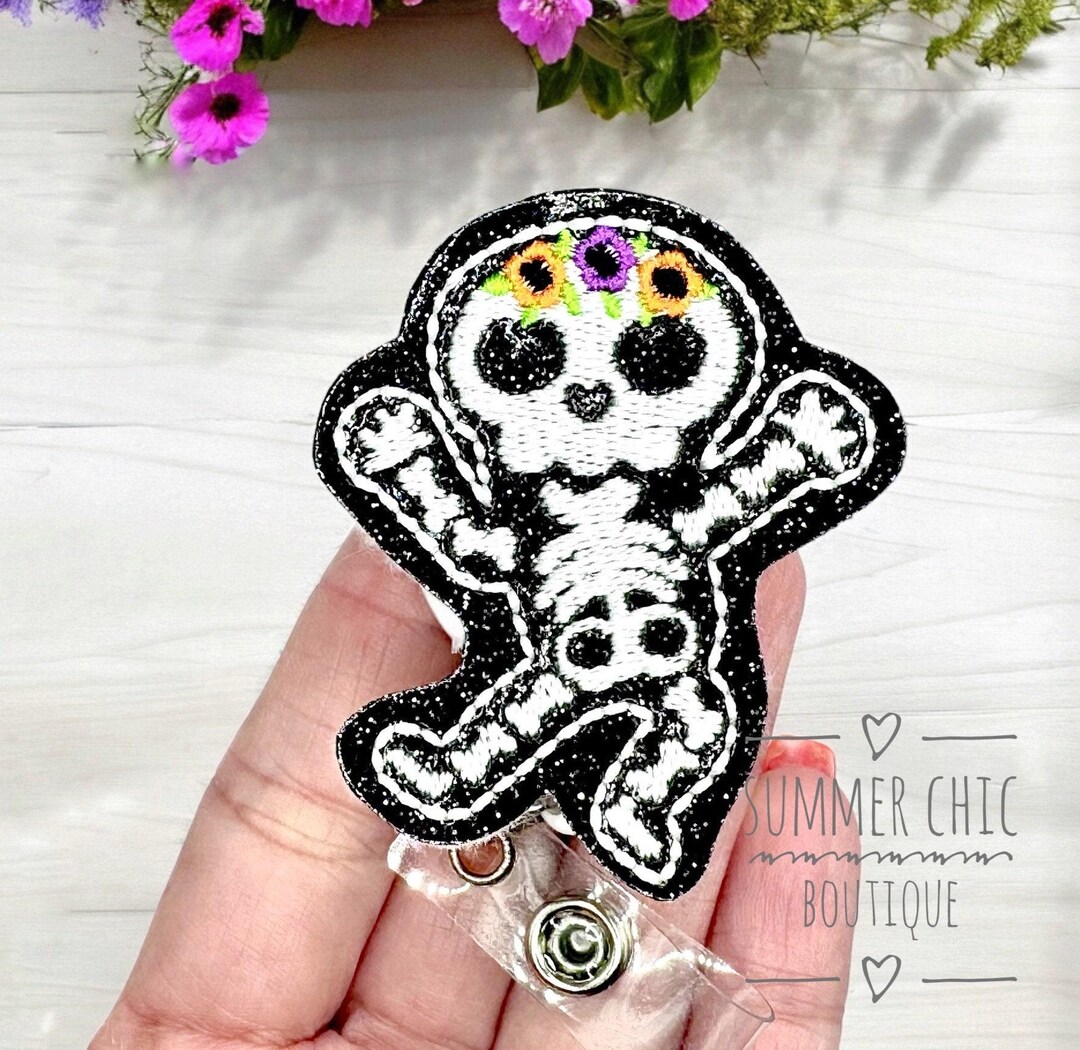 Skeleton Badge Reel, X-ray Badge Reel, Nurse Badge Reel, RN Badge Reel ...