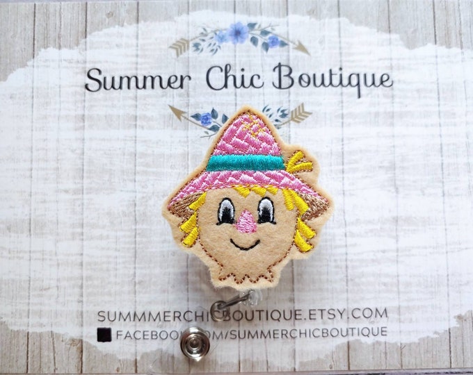 Scarecrow Badge Reel, Medical Badge Reel, Nurse Badge Reel, Fall Badge ...