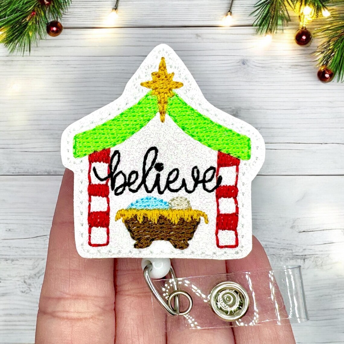 Nativity Badge Reel, Christmas Badge Reel, Medical Badge Reel, Nurse ...