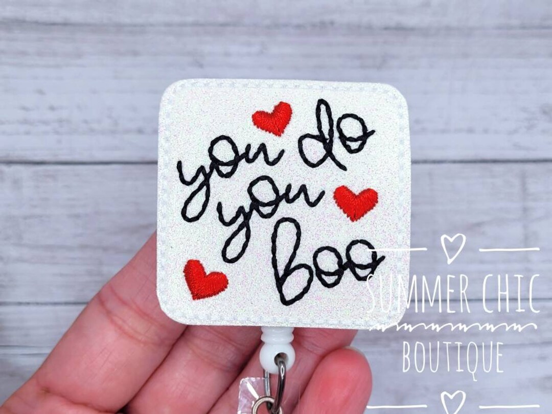 You Do You Boo Badge Reel, Medical Badge Reel, Syringe Badge Reel, RN ...