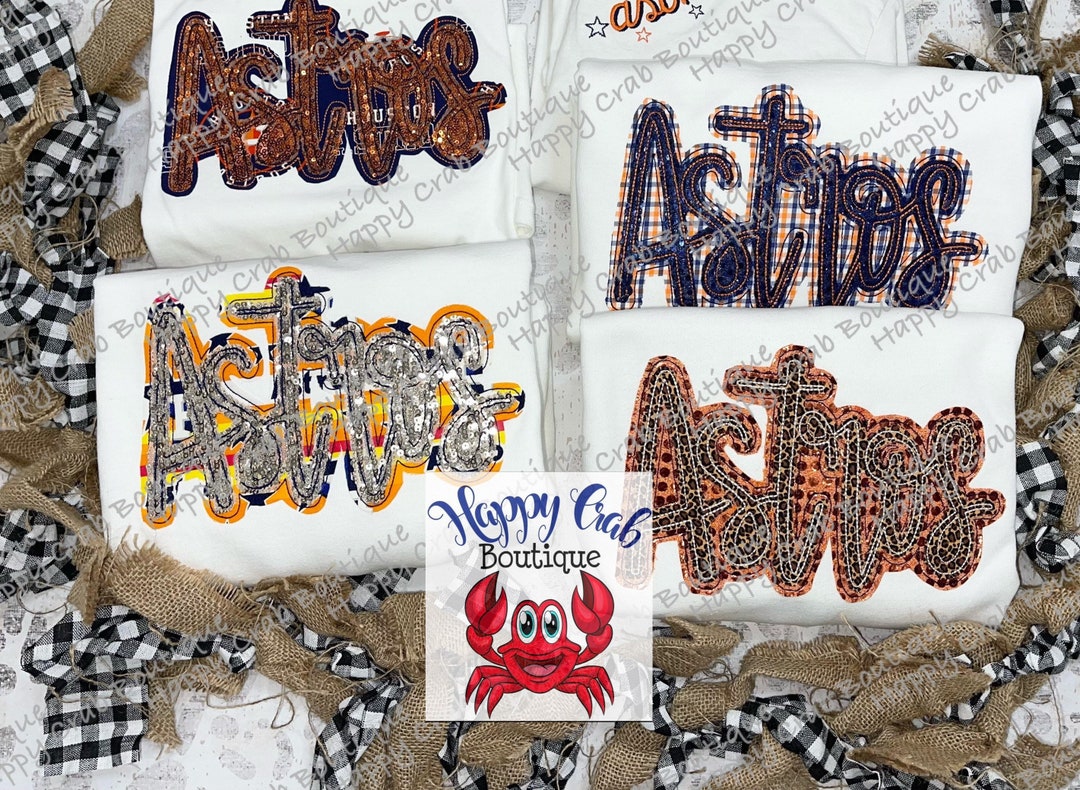 Houston Astros Spirit Leopard and Sequin Tshirts, Sweatshirts and LS ...