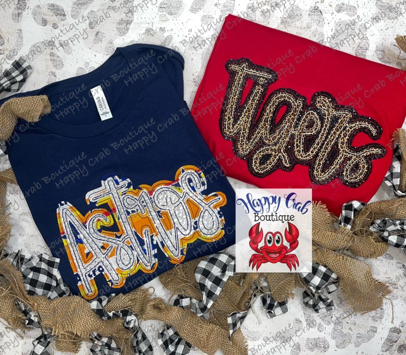 Houston Astros Spirit Leopard and Sequin Tshirts, Sweatshirts and LS ...