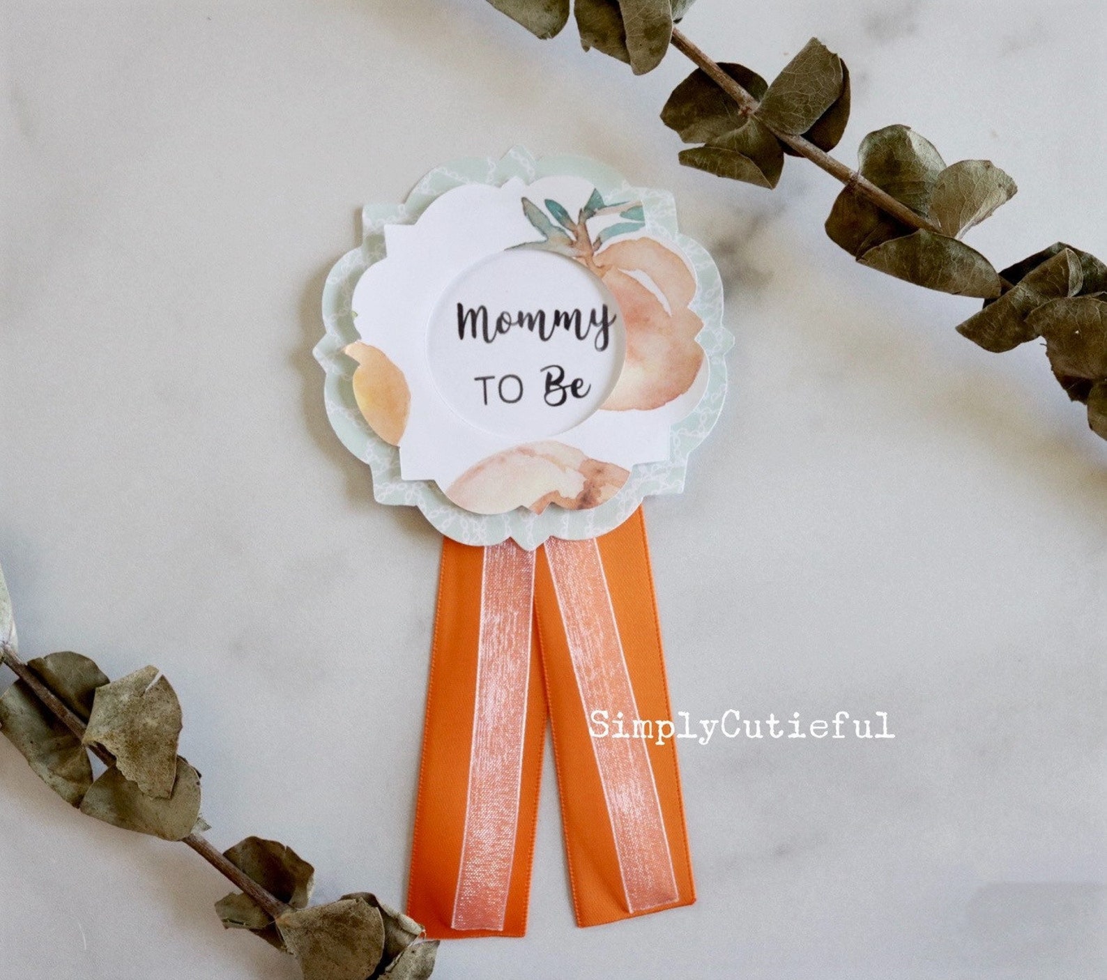 Peach Baby Shower Watercolor Peach Baby Shower Cutie Peach | Etsy