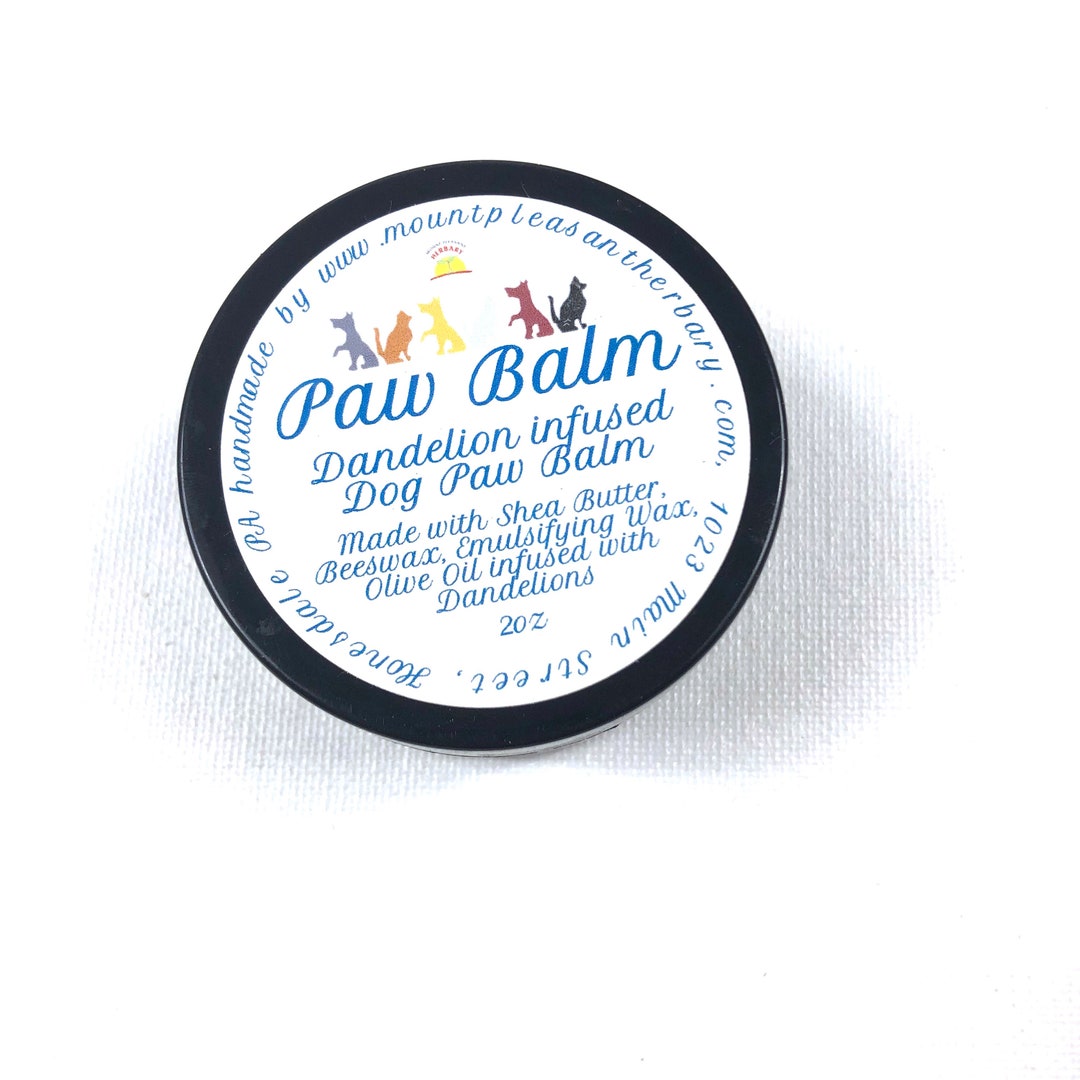 Paw Balm Salve, Herbal Natural Salve for Dog Paws, Handmade Herbal ...