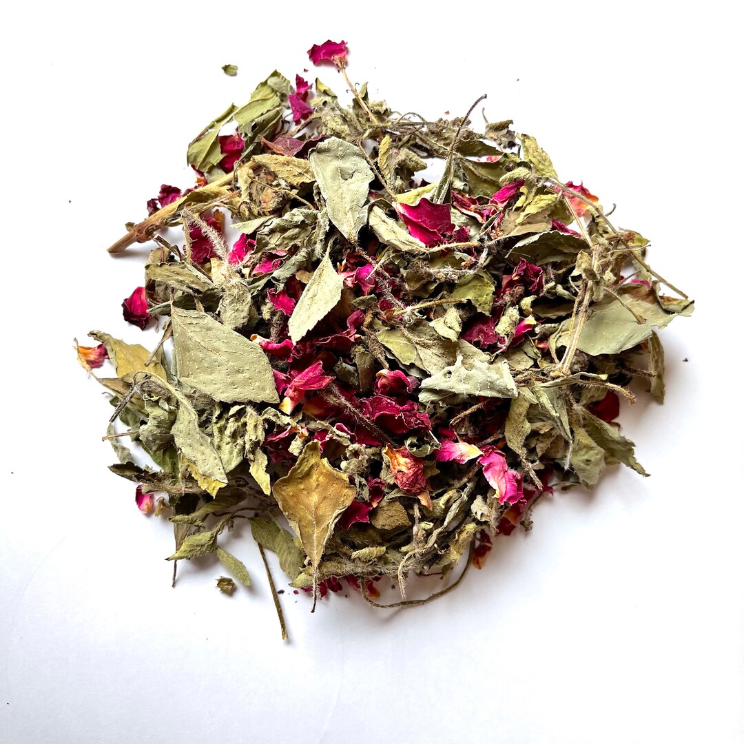 Tulsi & Rose Herbal Tea Blend / Loose Leaf Tea / Organic Herbal Mix ...