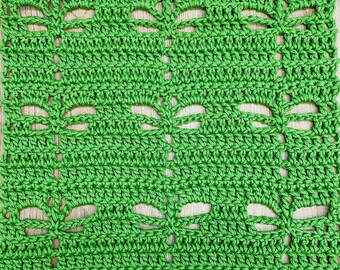 Filet Dragonfly Blanket Crochet Pattern PDF FILE ONLY the Lavender ...