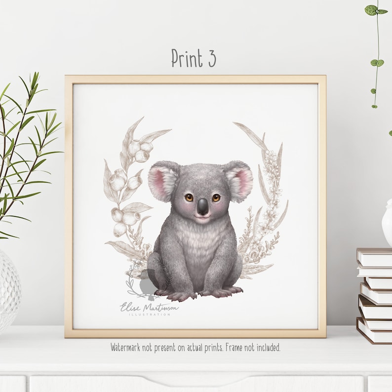 Australian Nursery Decor Native Australian Animals Prints - Etsy Australia