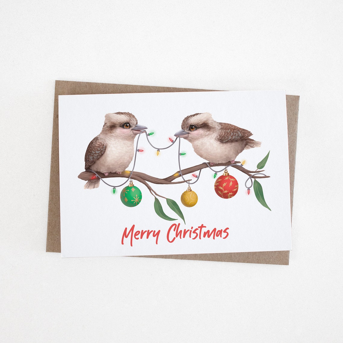Cute Australian Animal Christmas Cards Set of 4 | Australian Christmas ...