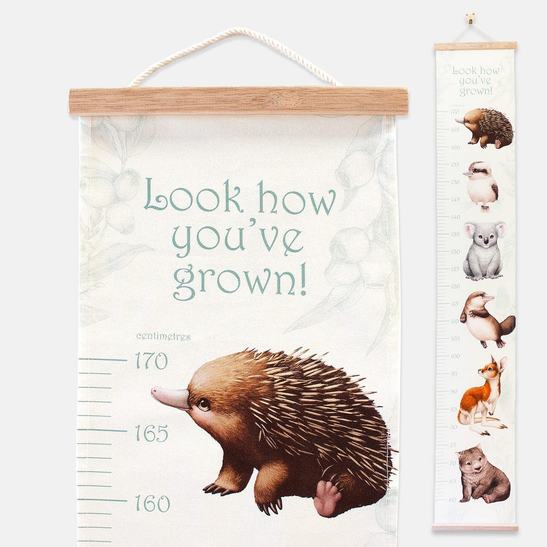 Australian Animal Growth Chart / Height Chart Perfect for Australian ...