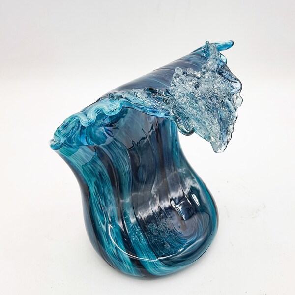 Glass Wave Sculpture - Etsy