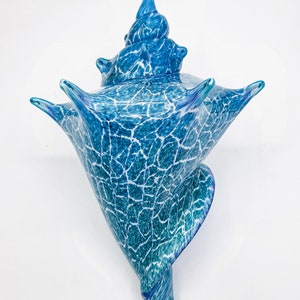 Blown Glass Conch Shell - Etsy