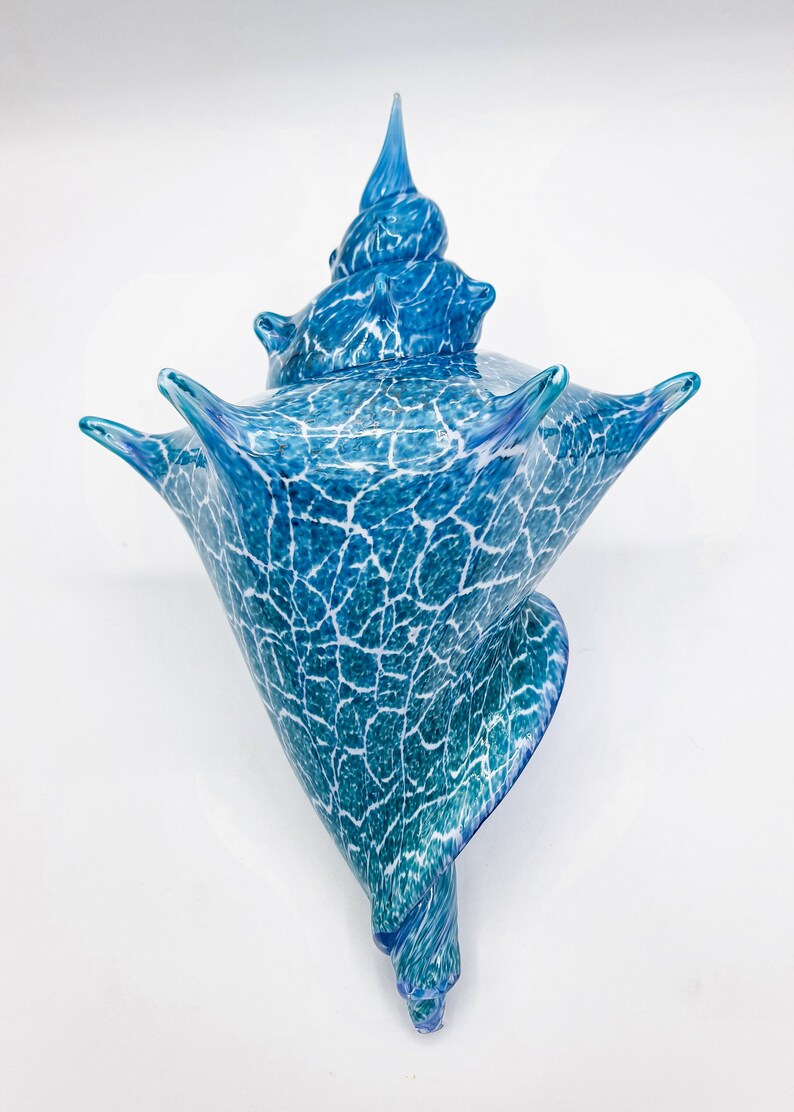 Blown Glass Conch Shell - Etsy