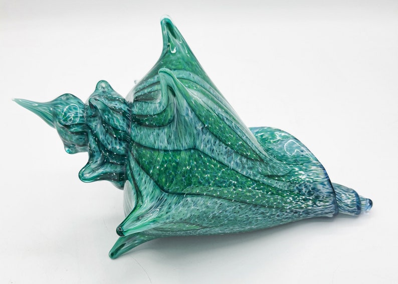 Blown Glass Conch Shell - Etsy