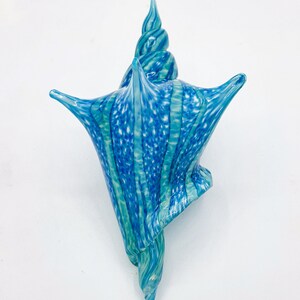 Blown Glass Conch Shell - Etsy