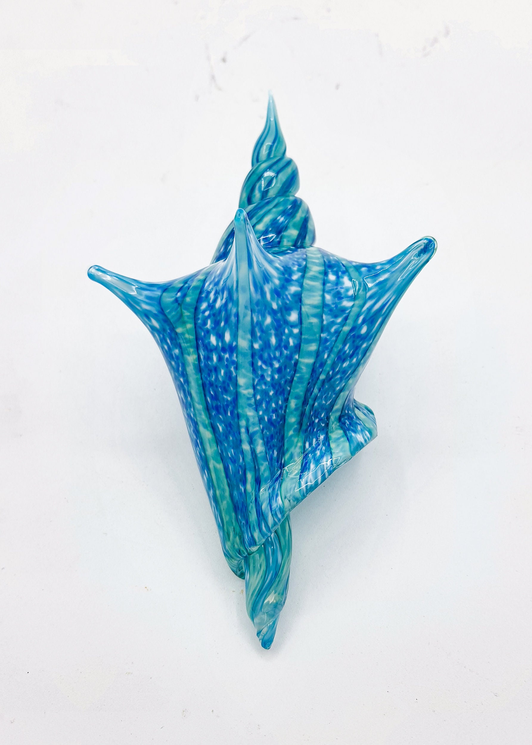 Blown Glass Conch Shell - Etsy
