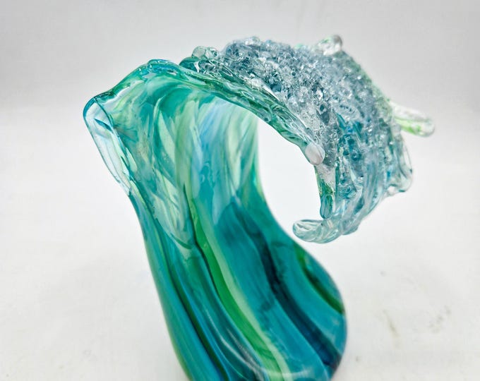 Blown Glass Wave - Etsy
