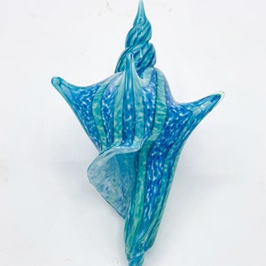 Blown Glass Conch Shell - Etsy