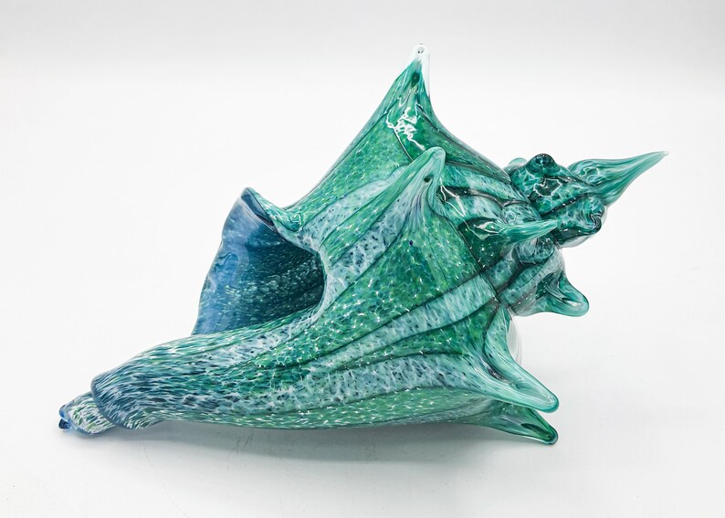 Blown Glass Conch Shell - Etsy