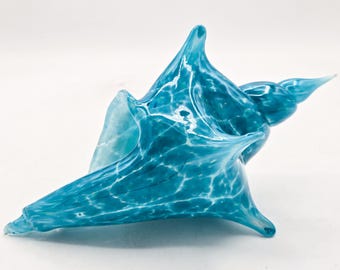 Blown Glass Conch Shell - Etsy