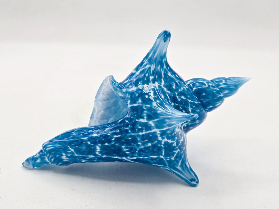 Blown Glass Conch Shell - Etsy