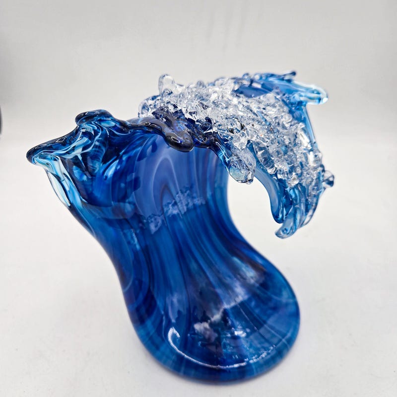 Glass Wave Sculpture - Etsy