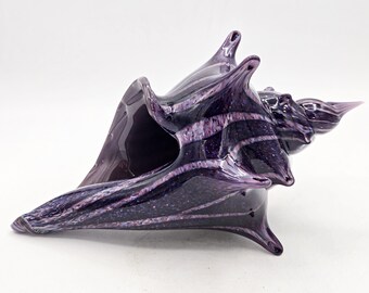 Blown Glass Conch Shell - Etsy