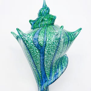 Blown Glass Conch Shell - Etsy
