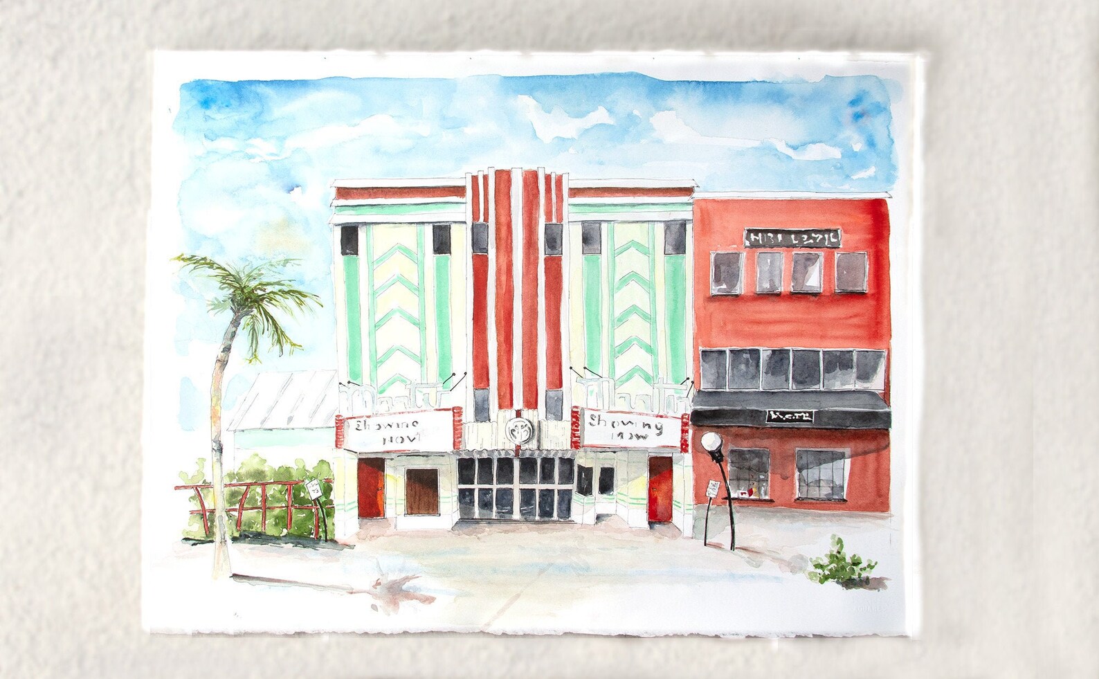 Panama City Art Print Downtown Panama City Art-deco | Etsy