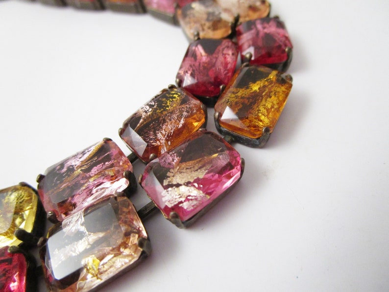 Vintage Jean Louis Blin Paris Crystal Glass Faceted Cabochons - Etsy