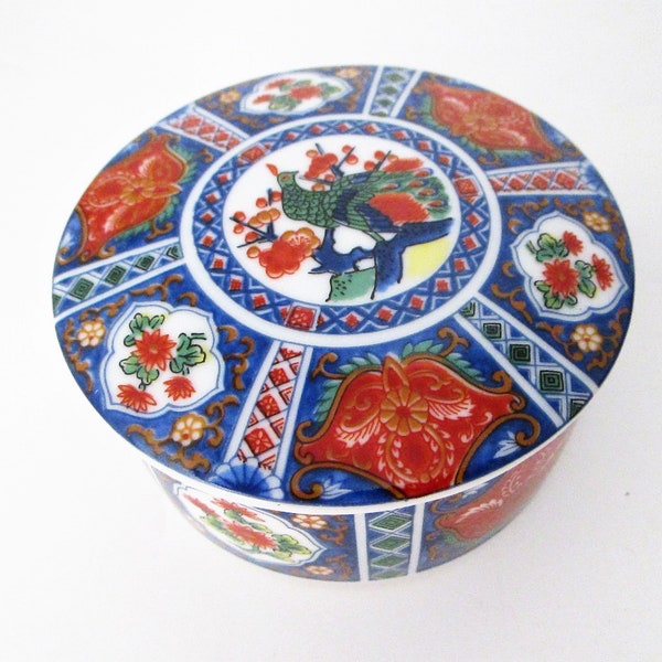 Imari Japanese Trinket Box - Etsy
