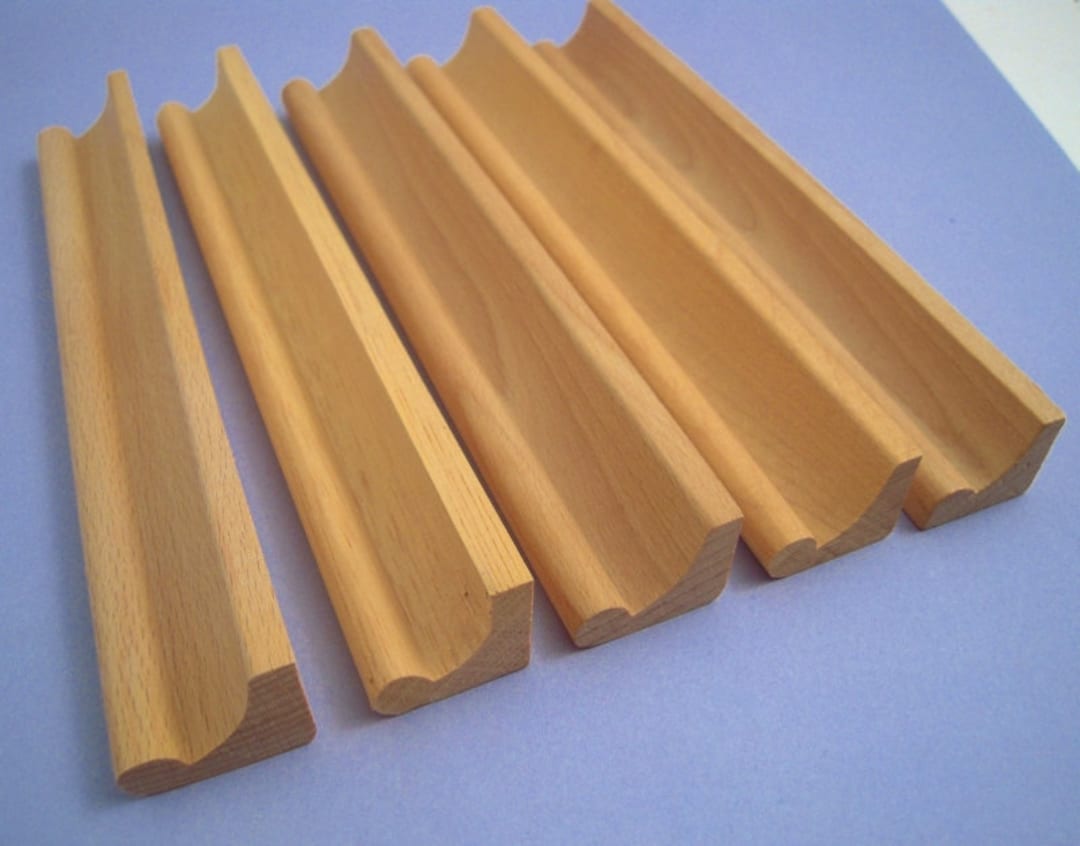 5 Scrabble Racks Display Rack Tile Holder Wooden Wood Rack Crafting ...