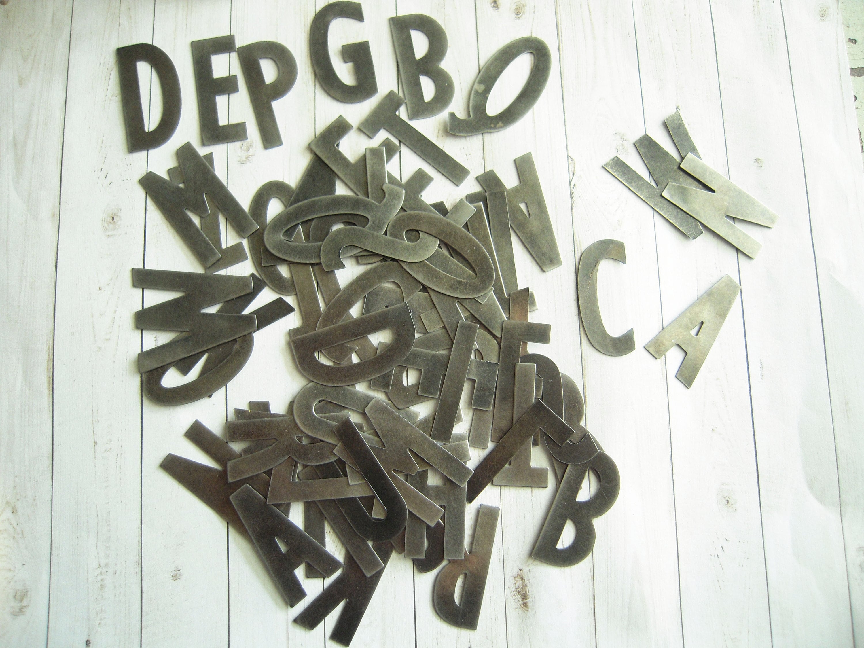 Metal Alphabet Letters You Choose the Letters 1 1/2 - Etsy