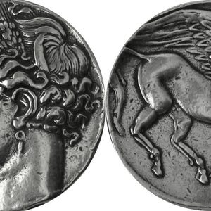 Tanit Goddess of Carthage & Pegasus Winged Horse, Famous Greek ...