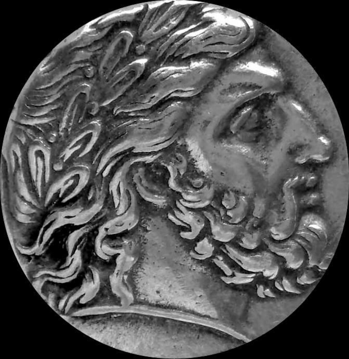 Zeus, King of the Gods,struck by Phillip Ii,famous Greek Mythology Coin ...