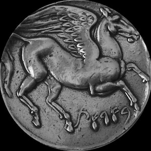 Tanit Goddess of Carthage & Pegasus Winged Horse, Famous Greek ...