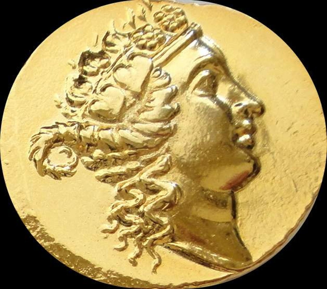 Dionysus and Heracles Famous Greek Mythology Coin, Dionysus is the God ...