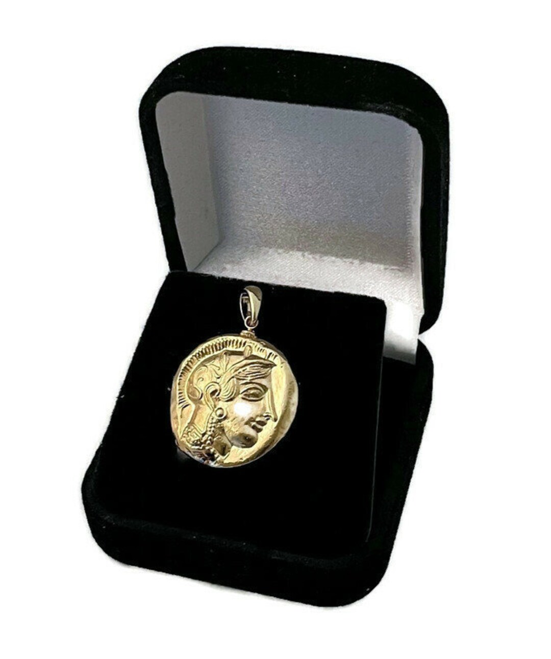 Athena & Owl Greek Coin Pendant. Goddess of Wisdom, "mark of Athena ...