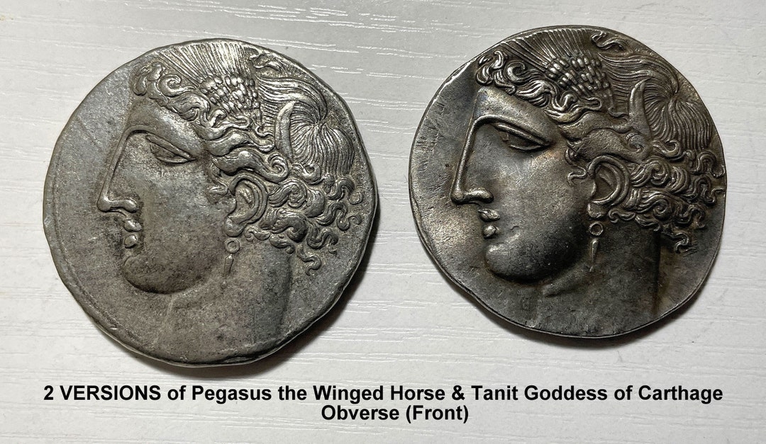 2 Versions of Tanit, Great Goddess of Carthage & Pegasus, Beautiful ...