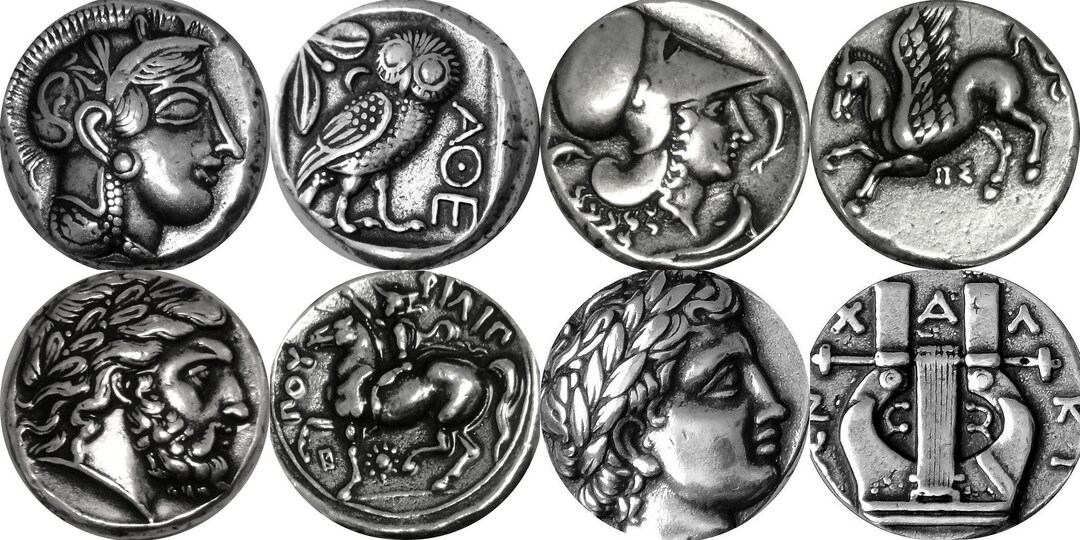 Percy Jackson Fans 4 Top Gods Goddess Coins Parents of Percy Jackson ...