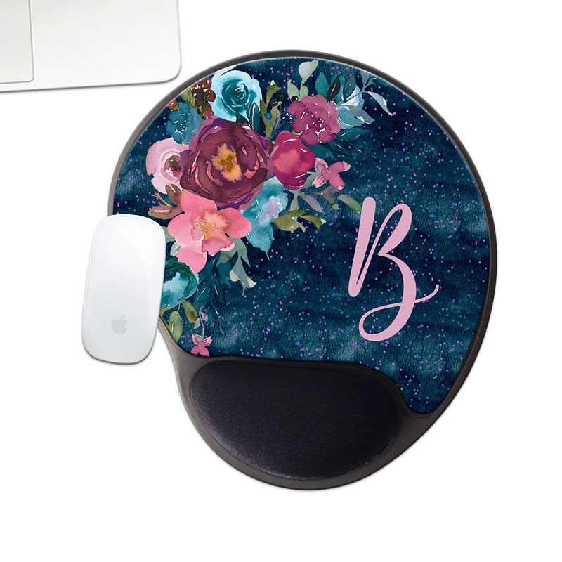 Pink and Blue Mouse Pad - Etsy