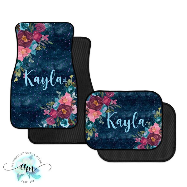 Monogrammed Car Floor Mats - Etsy