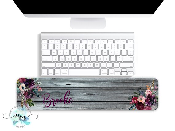 Personalized Keyboard Wrist Rest Custom Wrist Rest Mouse Pad - Etsy