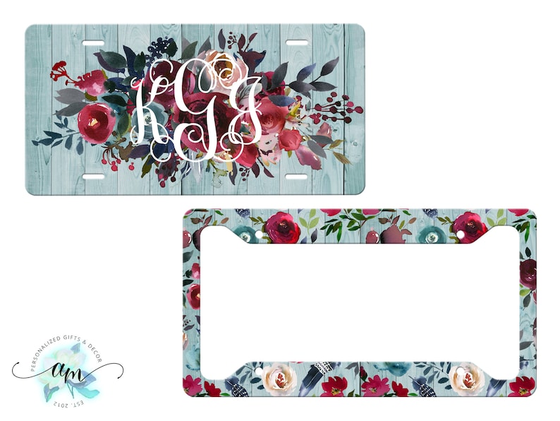 Custom License Plate Personalized License Plate Frame - Etsy
