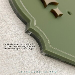 Wavy Wiggle Light Switch Plate - Scalloped Double Rocker Switch Plate ...